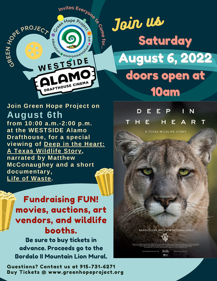 Green Hope Project Mural Fundraiser- Movie Screening, Auction & Art Vendors