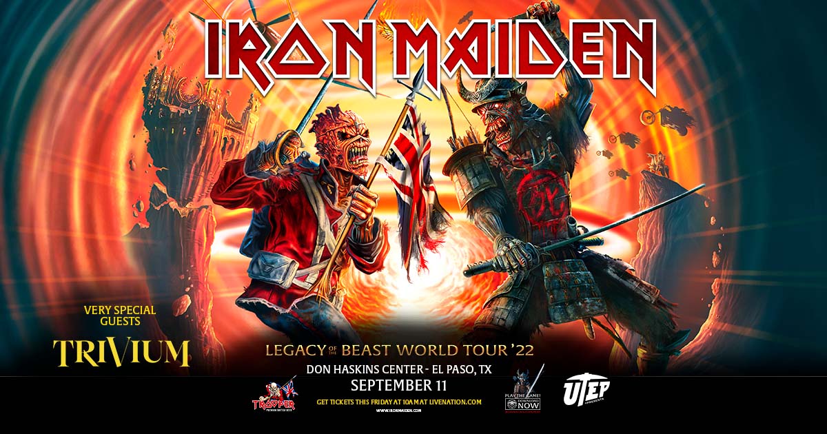 Iron Maiden – Legacy of the Beast World Tour 2022 - EPStuff