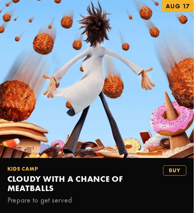Kids Camp: Cloudy with a Chance of Meatballs - EPStuff