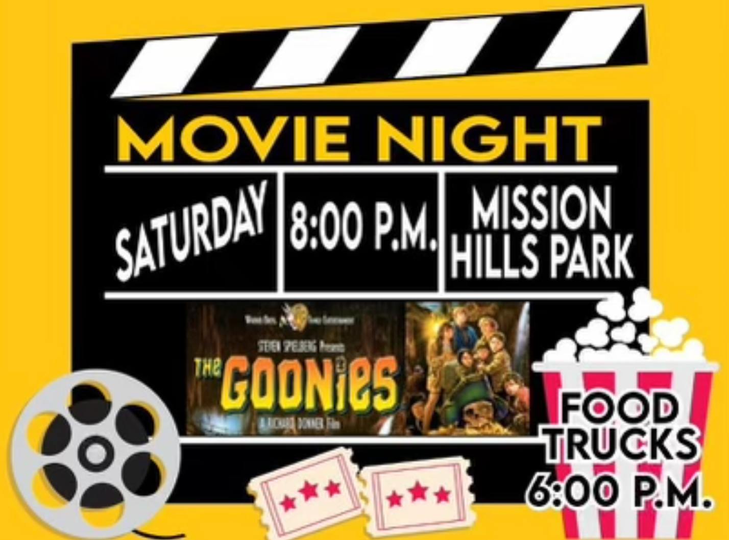 The Goonies Movie Night at Mission Hills Park - EPStuff
