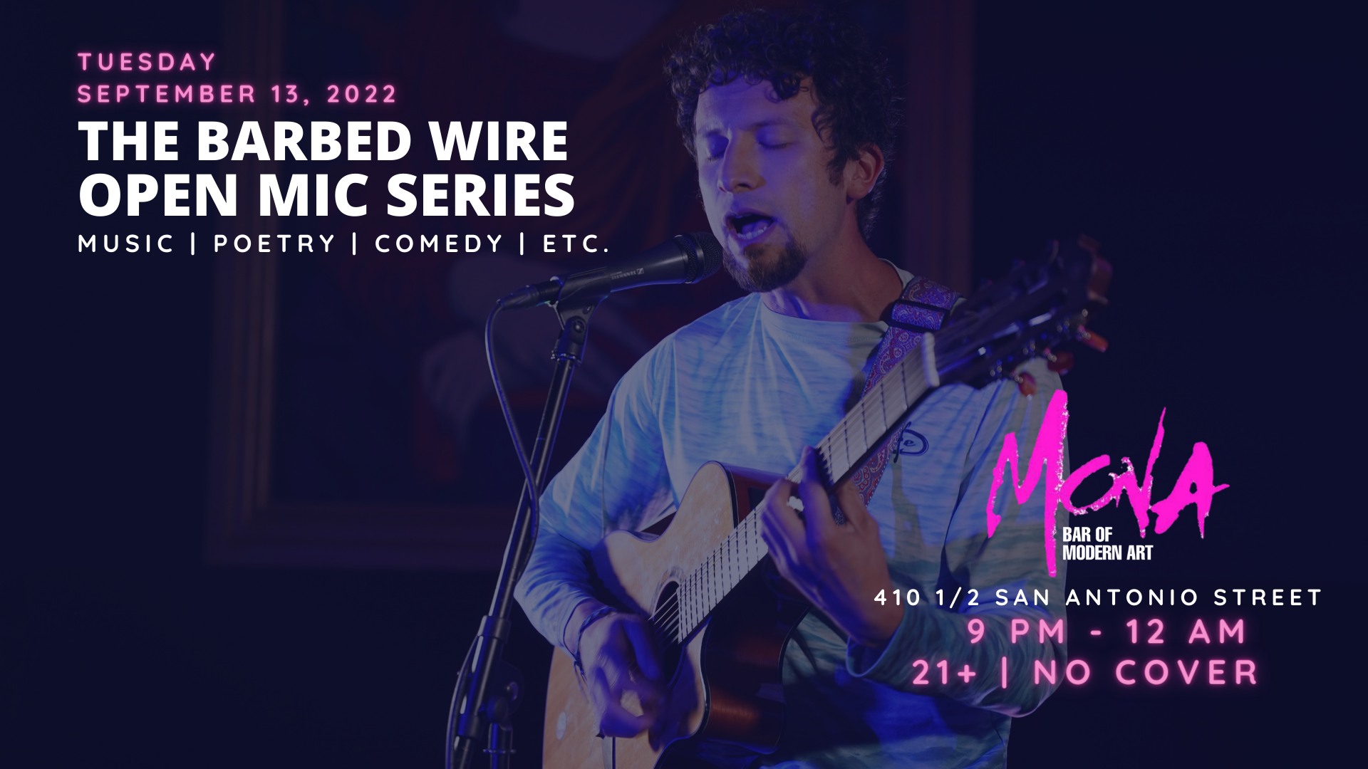 Open Mic Night at Mona Bar of Modern Art - EPStuff