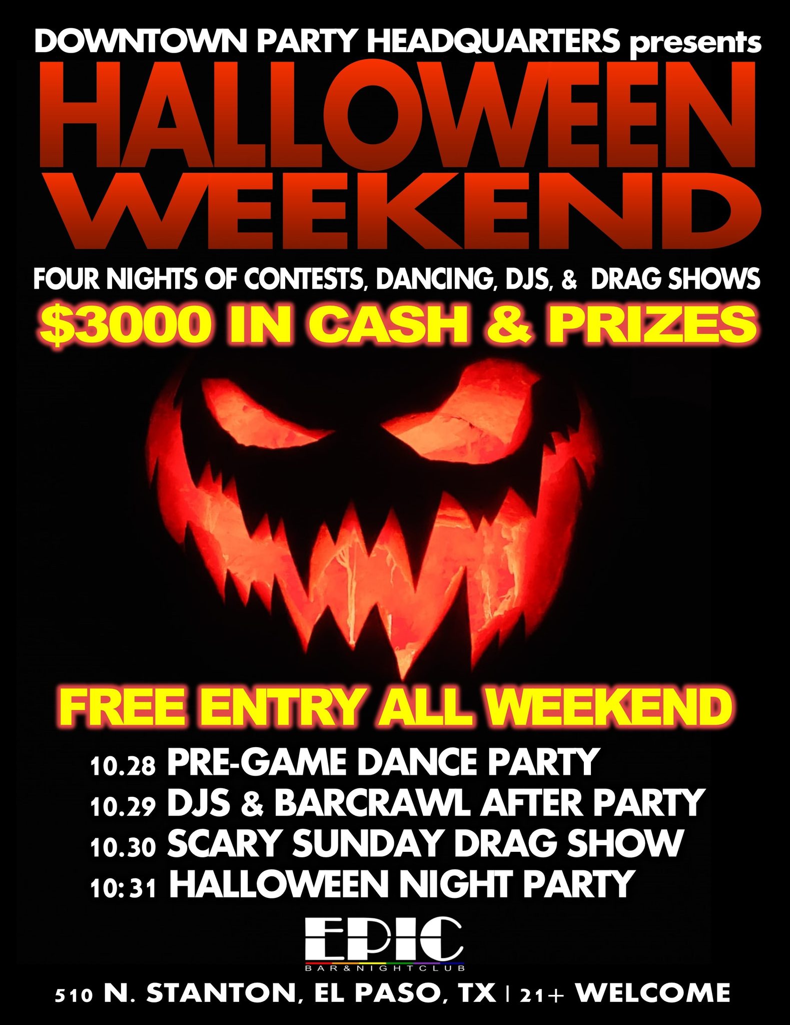 Halloween Weekend at EPIC - EPStuff