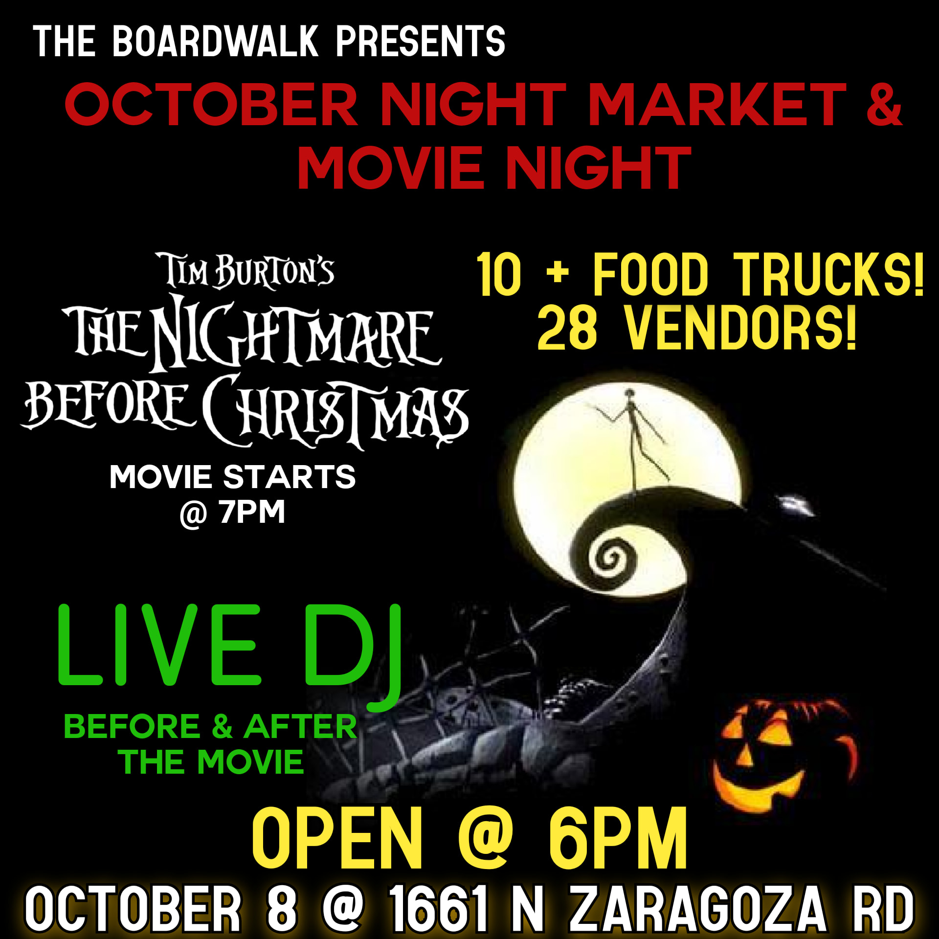 October Night Market & Movie Night - EPStuff