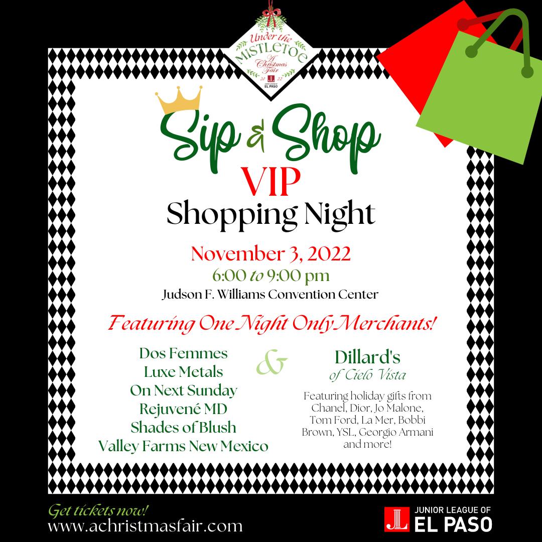 Sip & Shop VIP Shopping Night - EPStuff