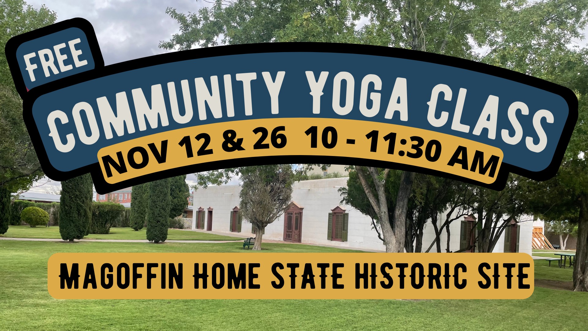 Community Yoga at Magoffin Home State Historic Site - EPStuff