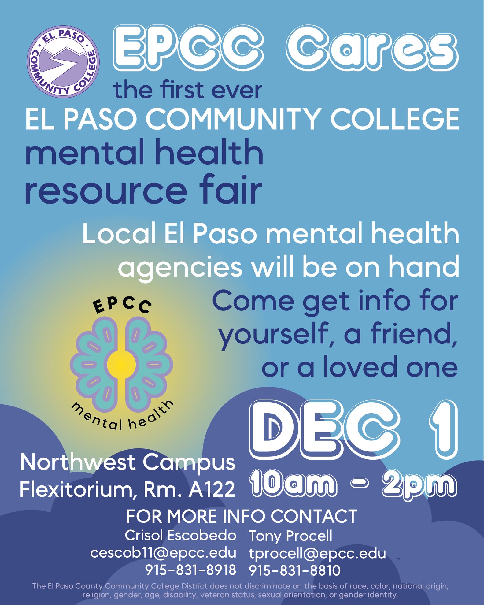 El Paso Community College: Mental Health Resource Fair - EPStuff El Paso Community College: Mental Health Resource Fair - EPStuff