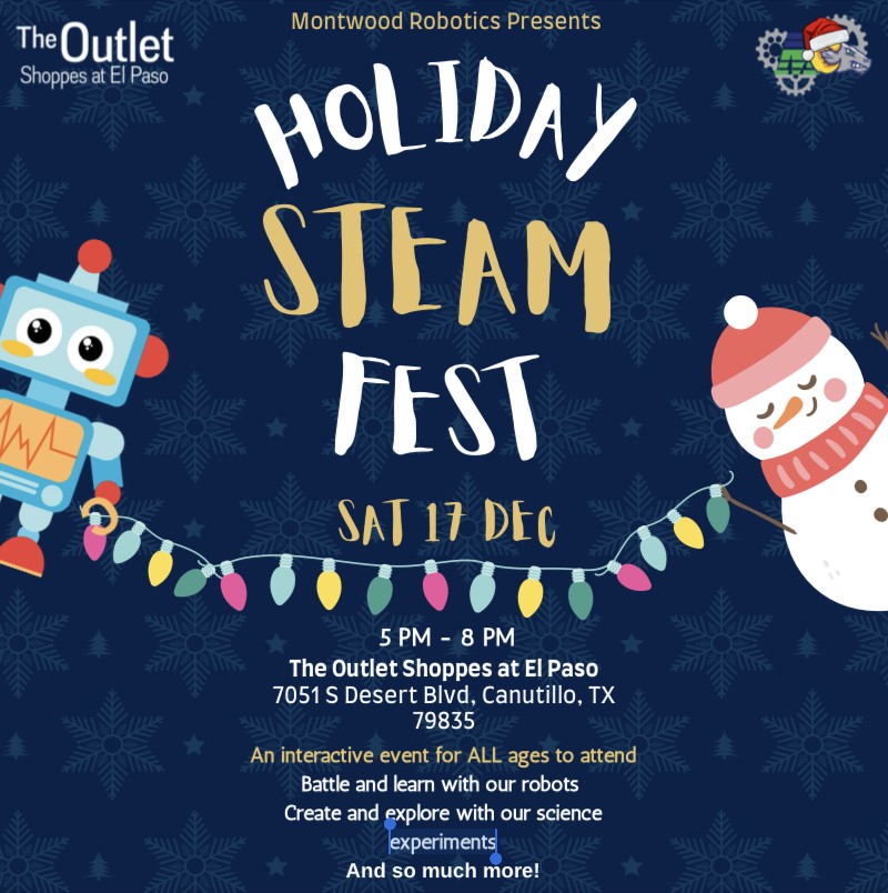 Holiday Steam Fest with Montwood Robotics - EPStuff