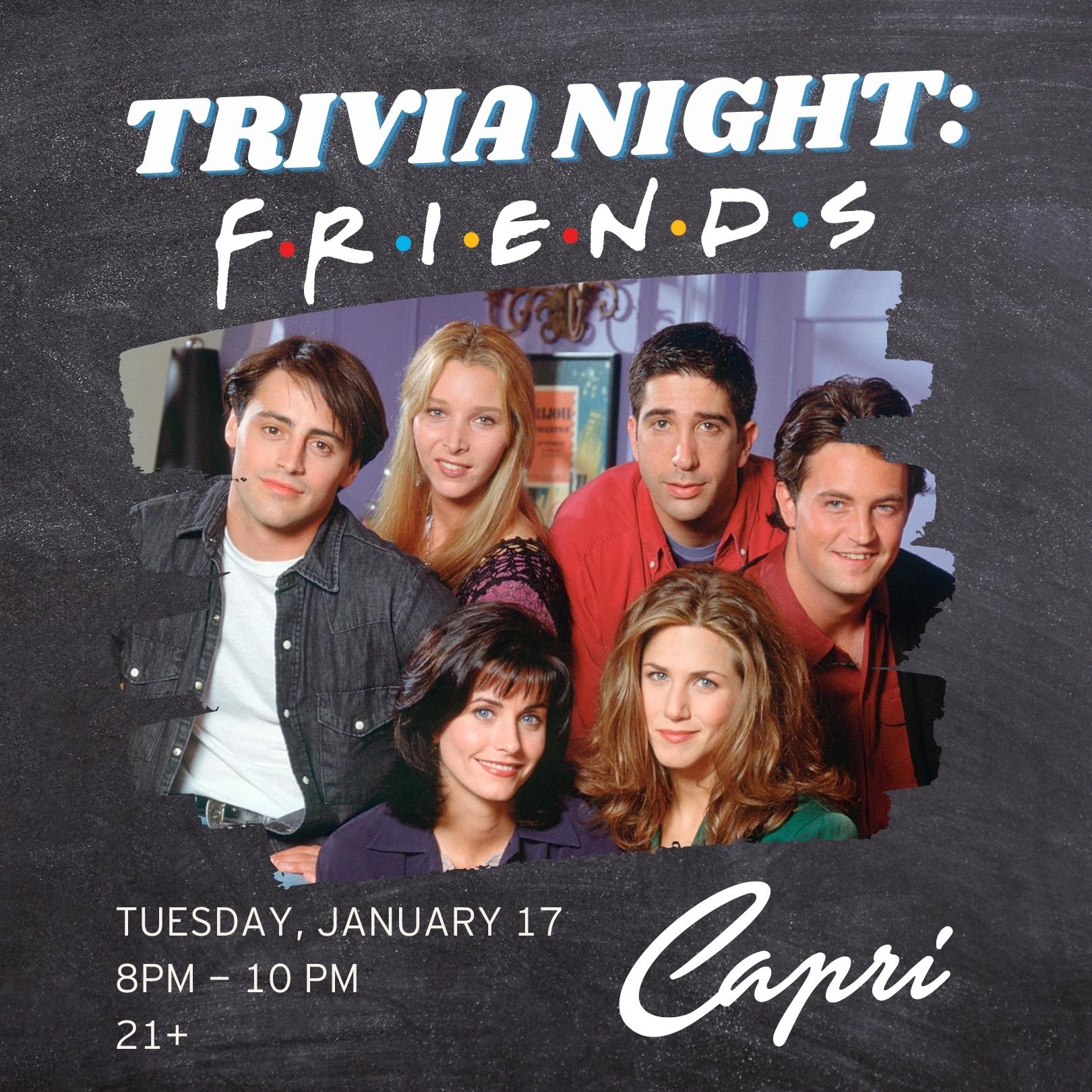 Trivia Night Friends At Capri In El Paso Epstuff 9840