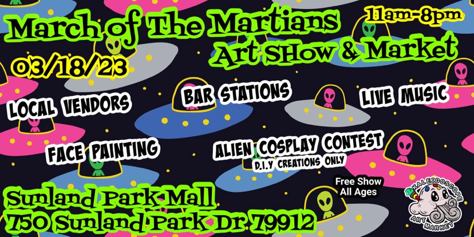 March of the Martians Art Show & Market - EPStuff