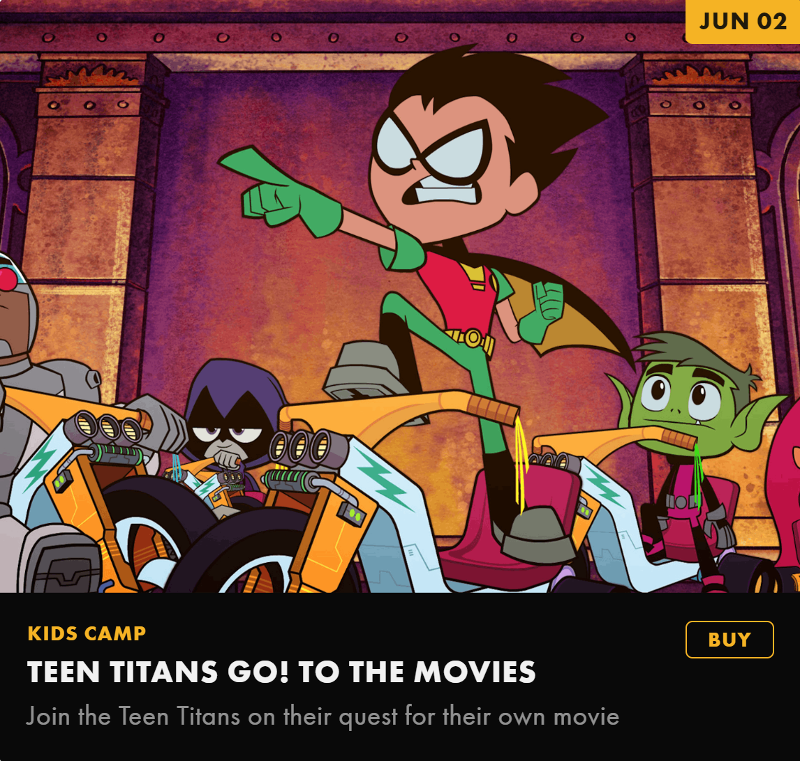 Kids Camp: Teen Titans Go! To the Movies - EPStuff