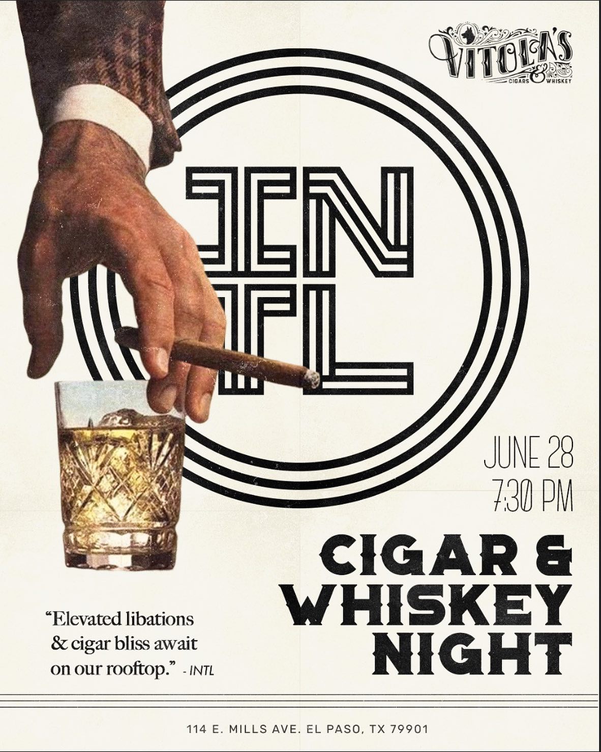 Cigar & Whiskey Night at International Bar - EPStuff