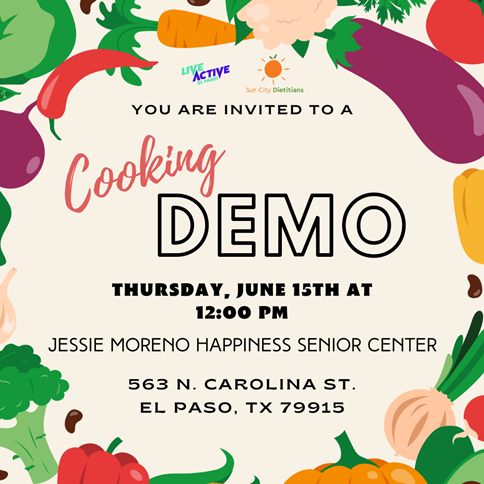 Cooking Demo by Sun City Dietitians - EPStuff