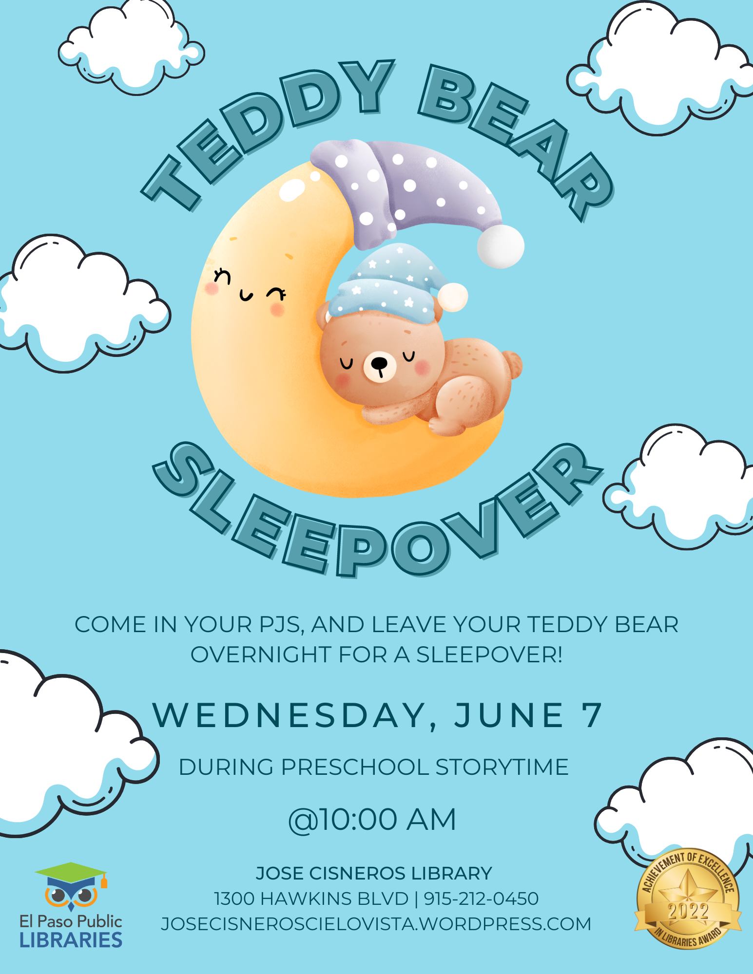 Teddy Bear Sleepover