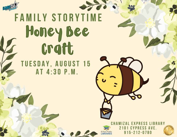 Family Storytime Honey Bee Craft - EPStuff