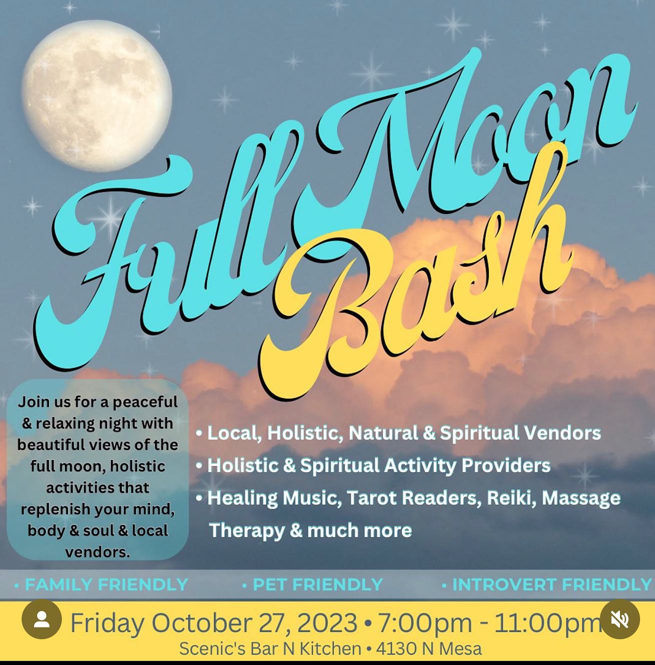 Full Moon Bash at Scenic’s Bar & Kitchen - EPStuff