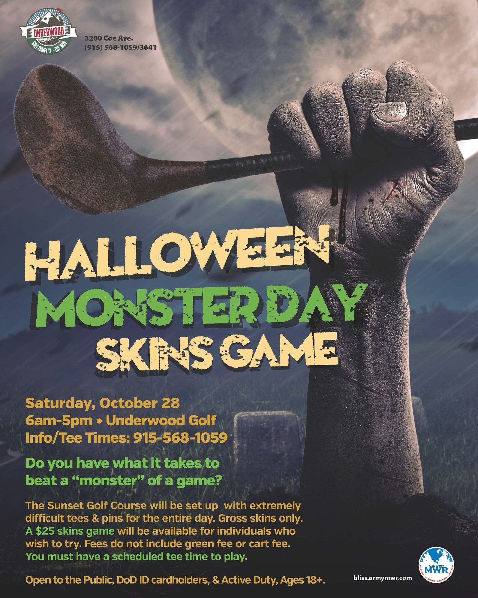 Halloween Monster Day Skins Game