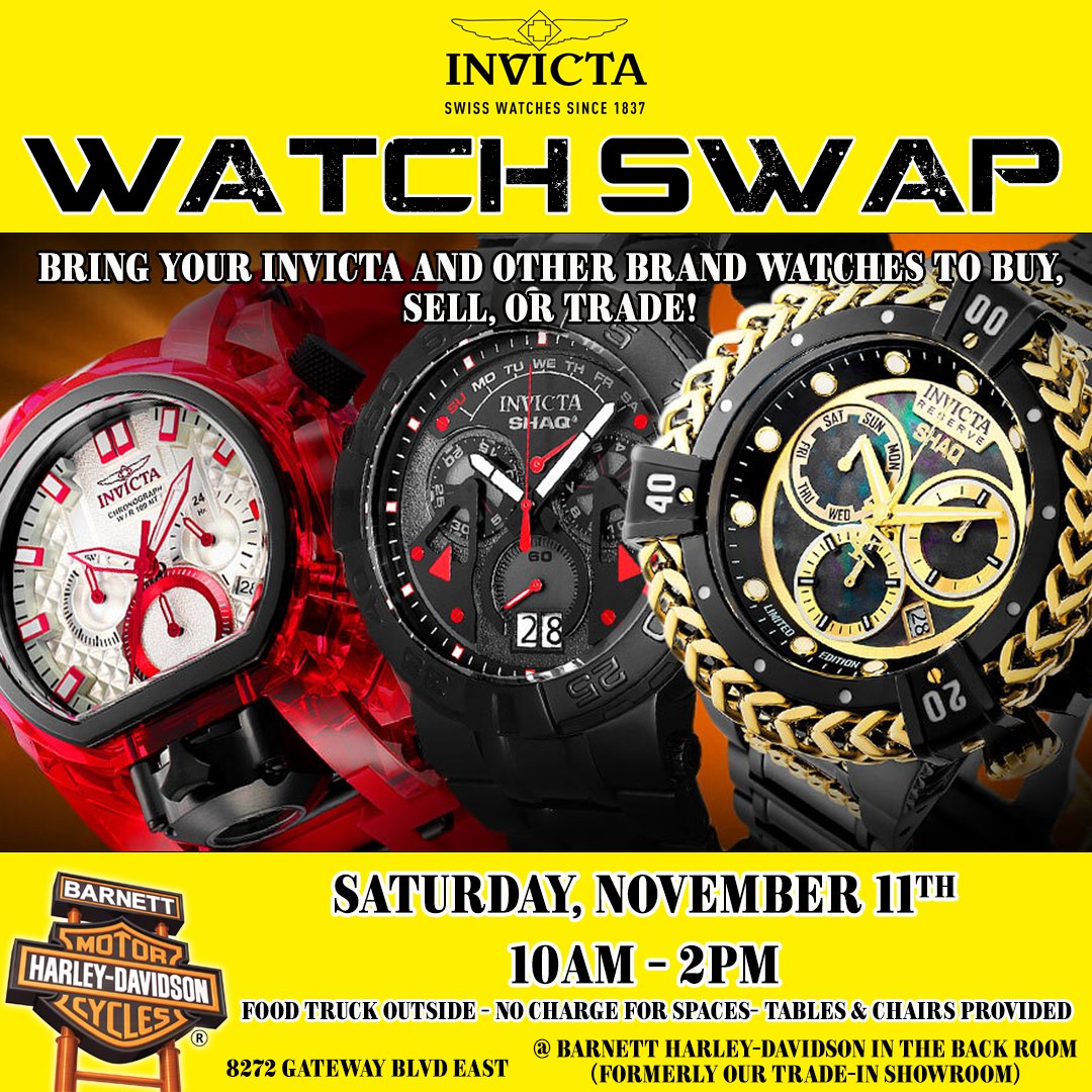 Invicta Watch Swap at Barnett Harley-Davidson - EPStuff