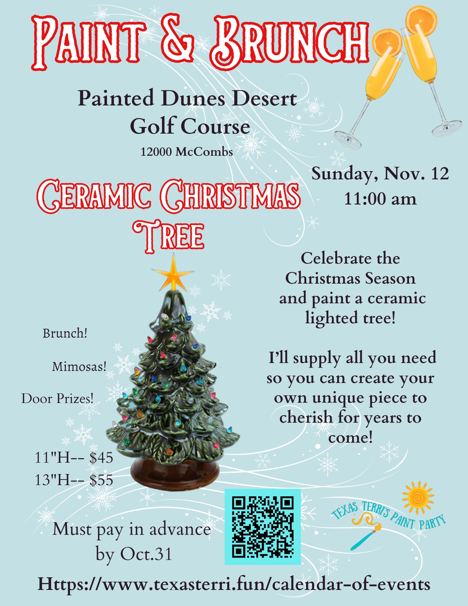 Paint & Brunch - Ceramic Christmas Tree - EPStuff
