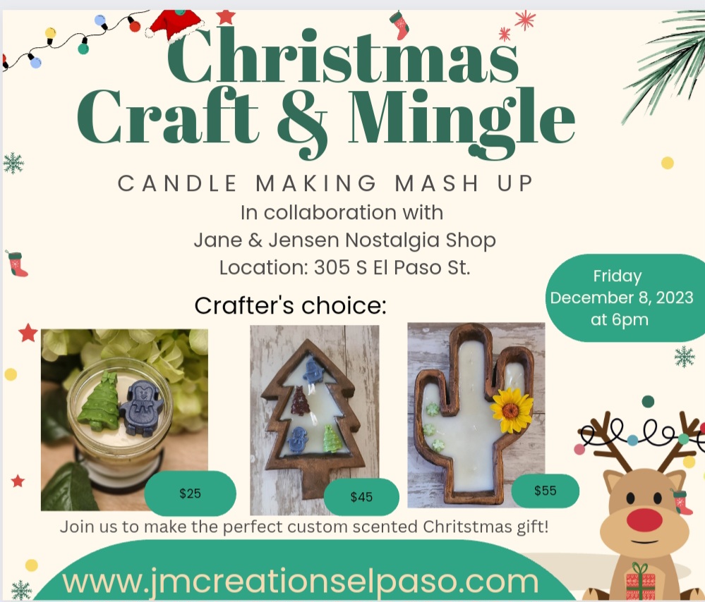 Christmas Craft & Mingle at Jane & Jensen Vintage Shop - EPStuff