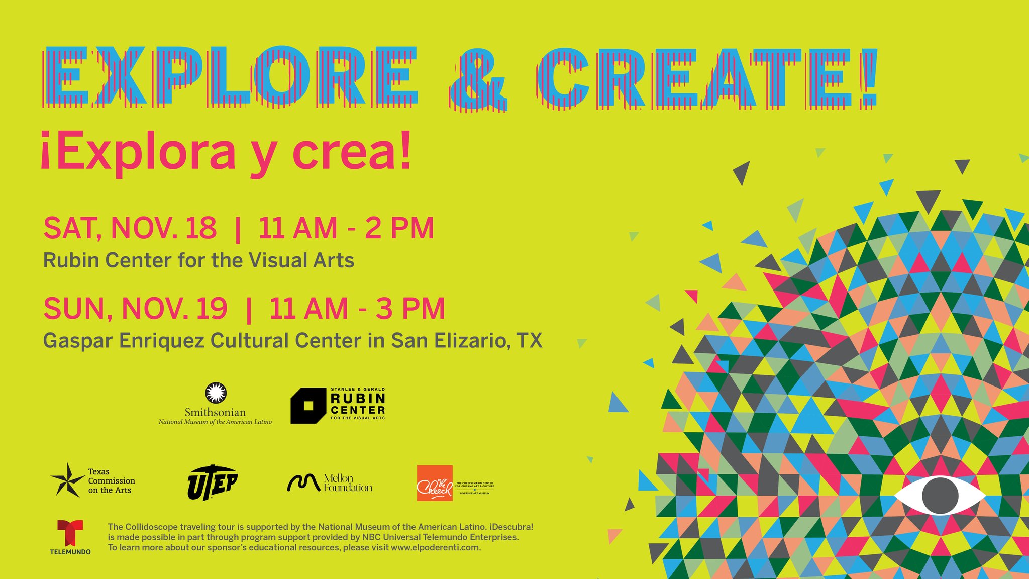 Explore and Create! Family Day ay Rubin Center - EPStuff