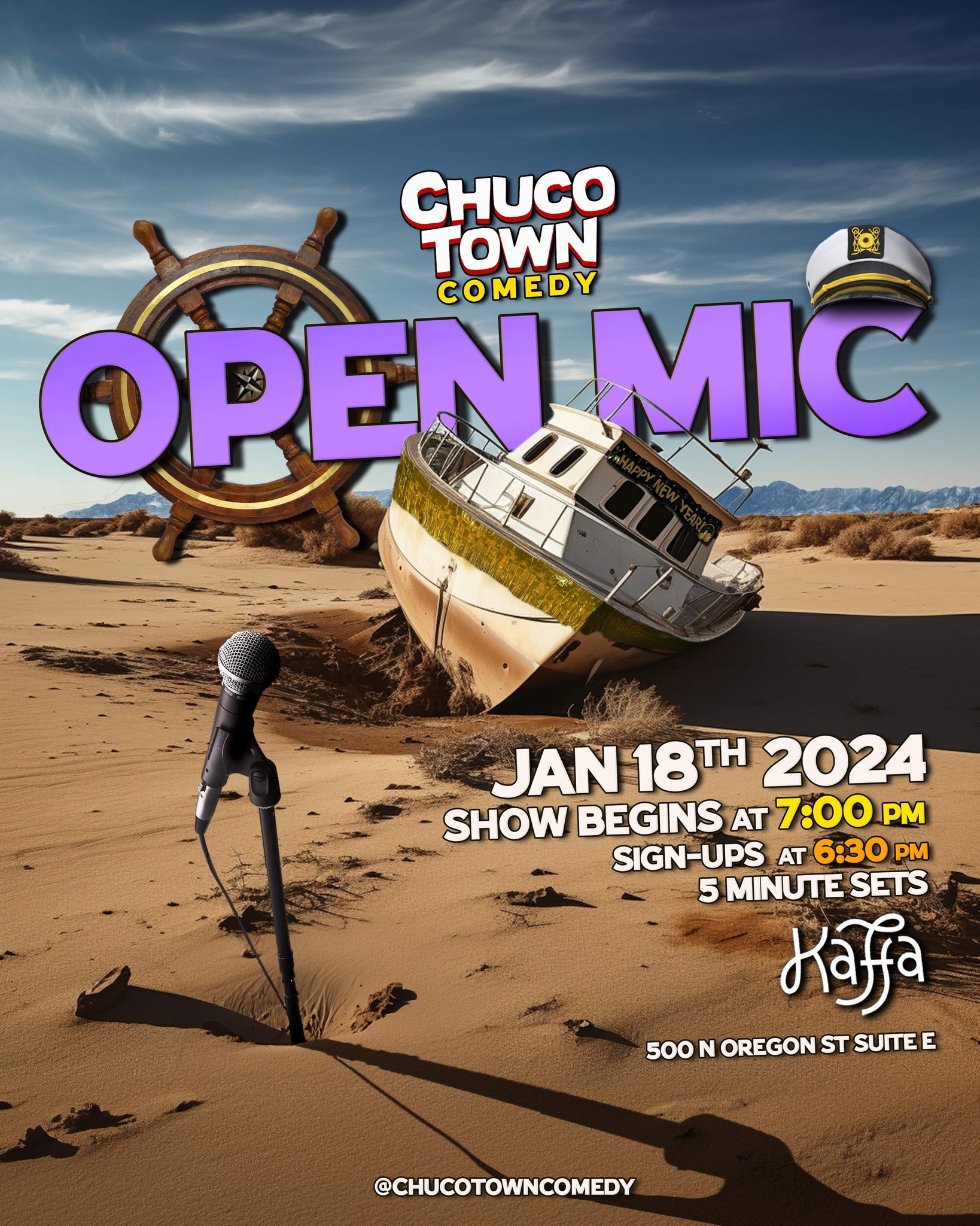 Chuco Town Comedy: Open Mic - EPStuff