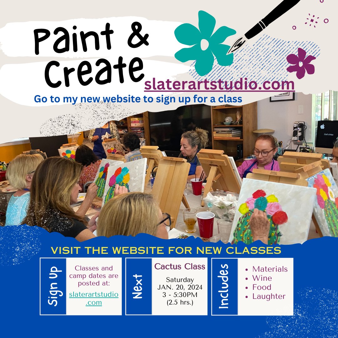 Paint & Create Cactus Class - EPStuff