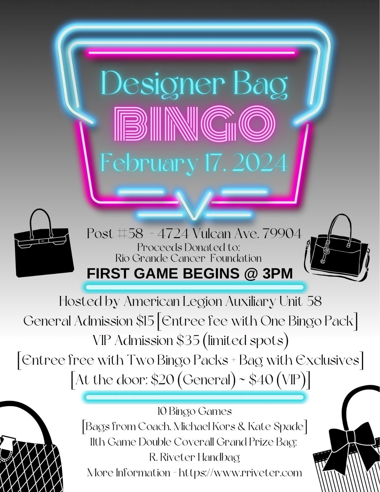 Designer Bag Bingo - EPStuff