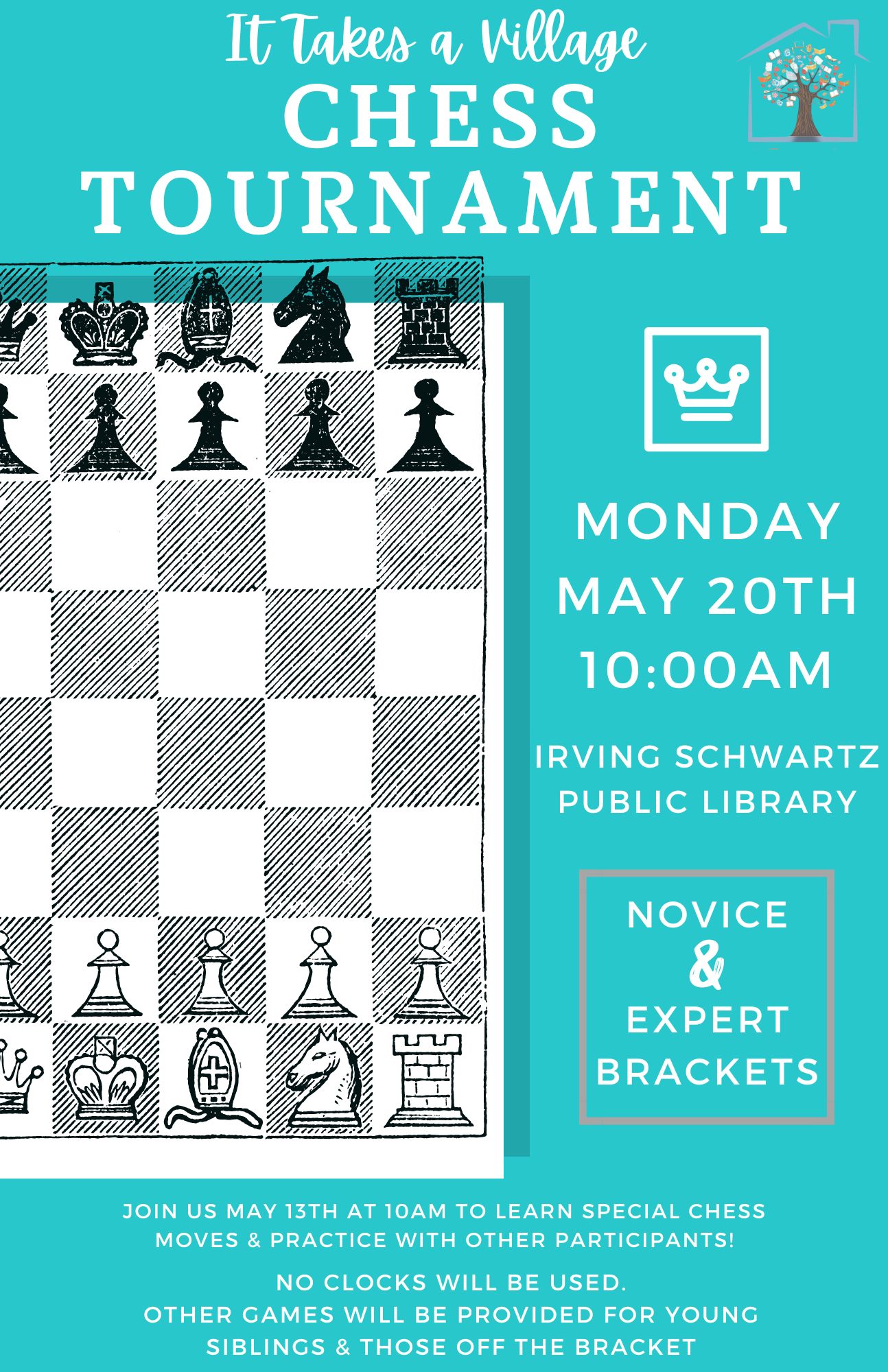 Chess Tournament at Irving Schwartz Library - EPStuff