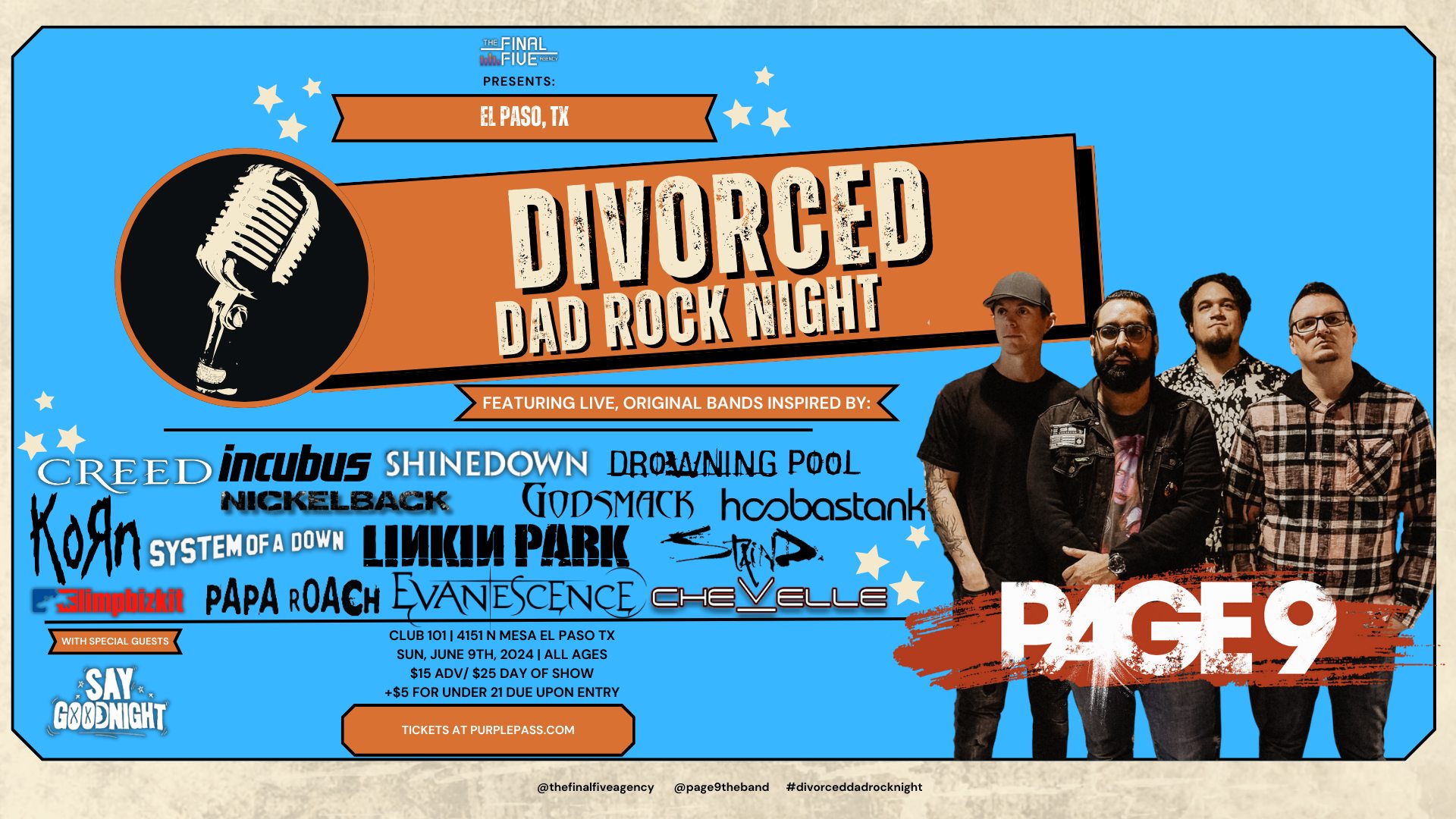 Divorced Dad Rock Night: El Paso - EPStuff