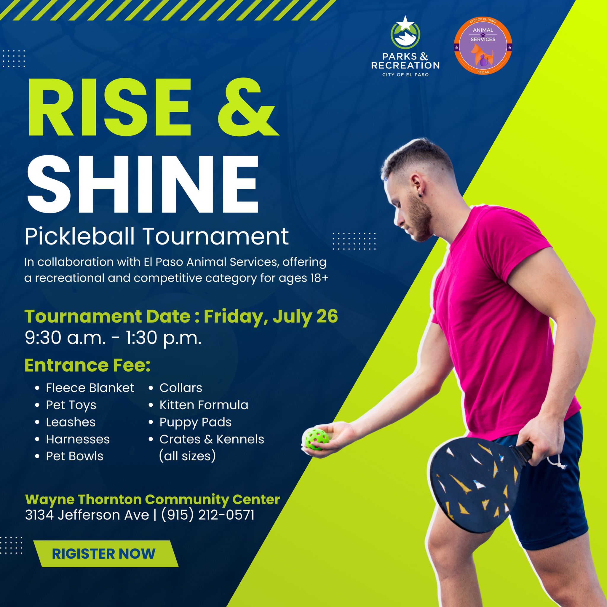 Rise & Shine: Pickleball Tournament - EPStuff