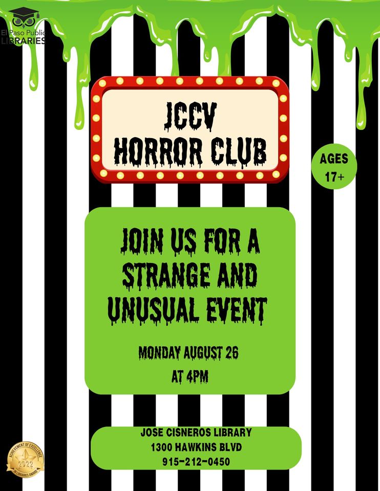 JCCV Horror Club