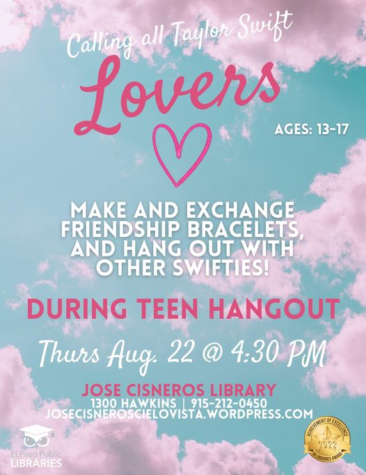 Taylor Swift-Themed Teen Hangout