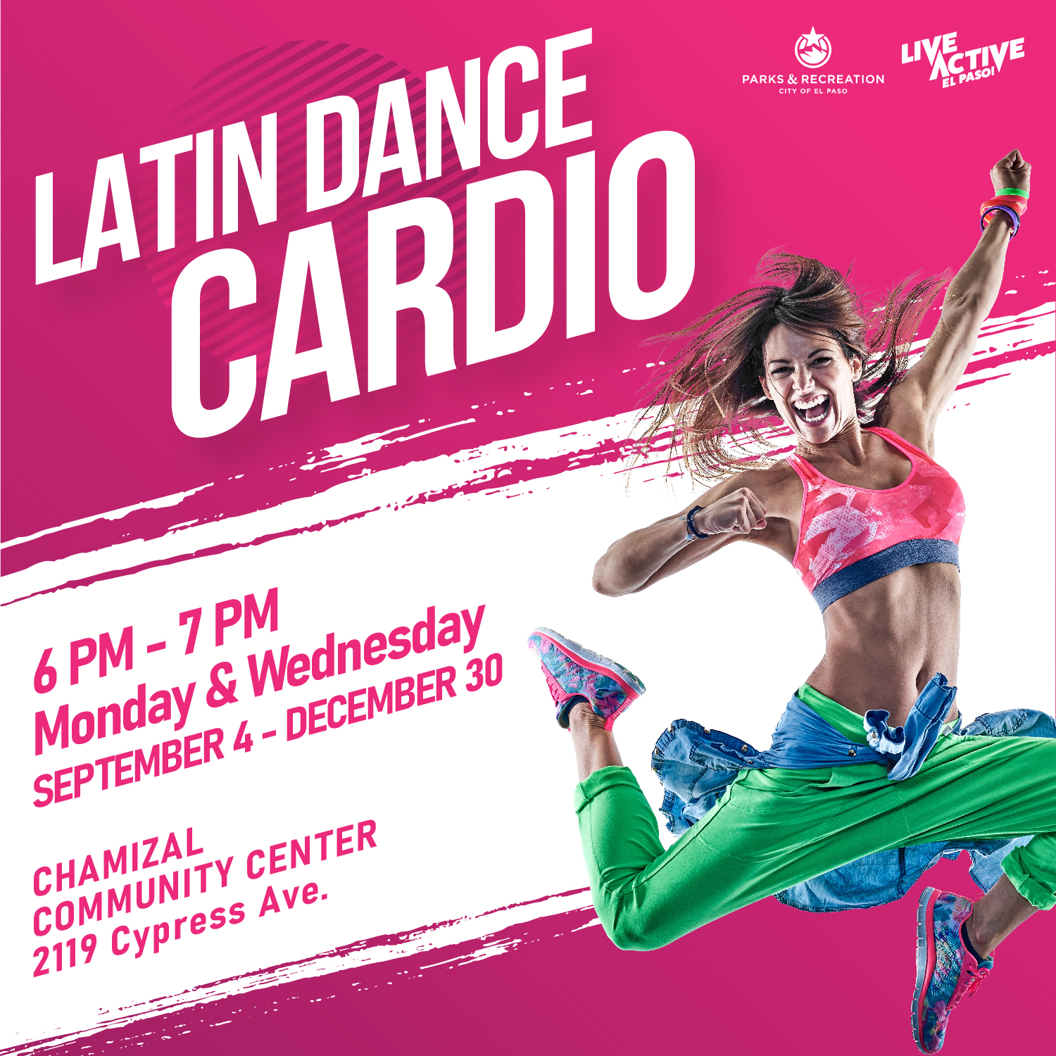 Latin Dance Cardio at Chamizal Community Center - EPStuff