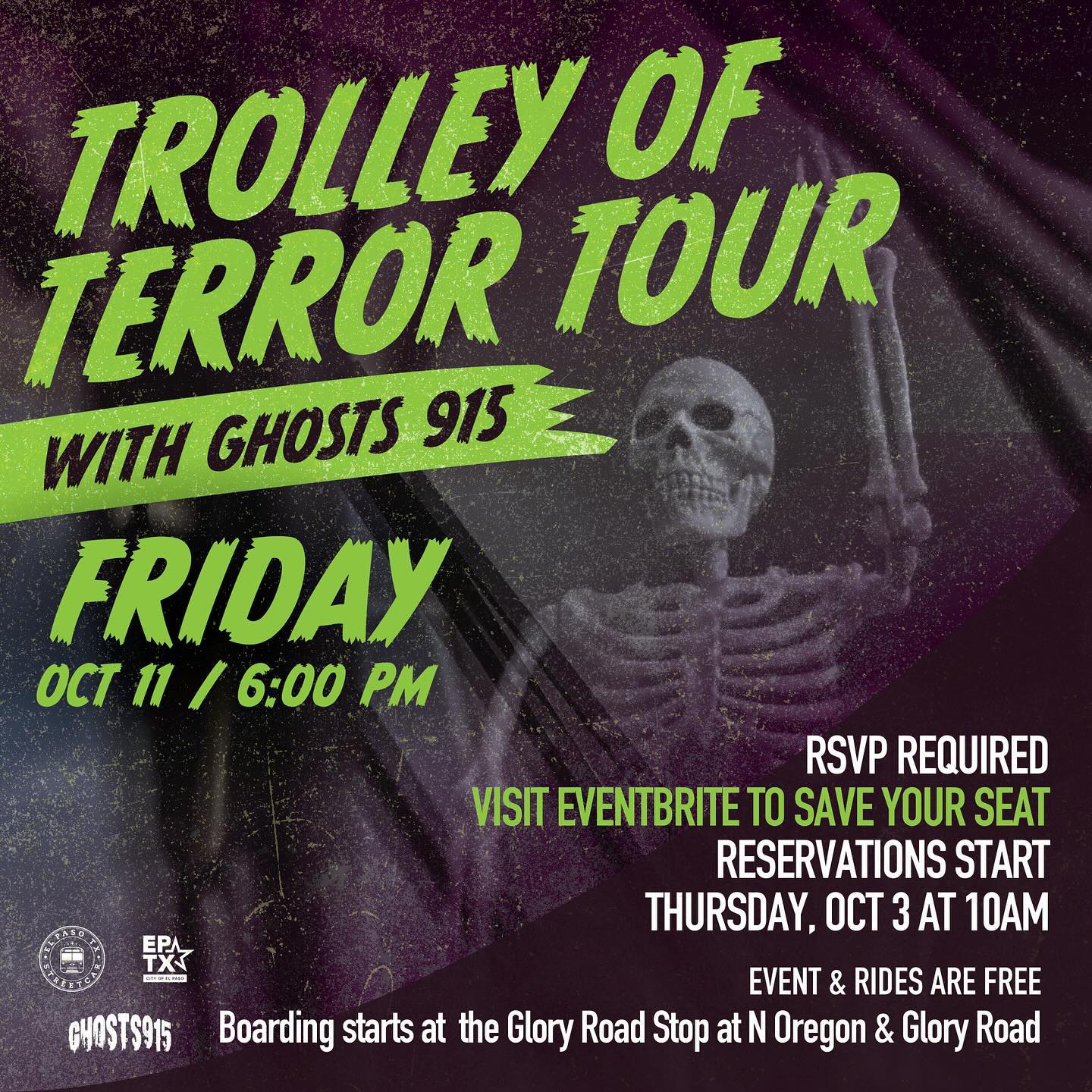 Trolley of Terror Tour with Ghosts 915 - EPStuff