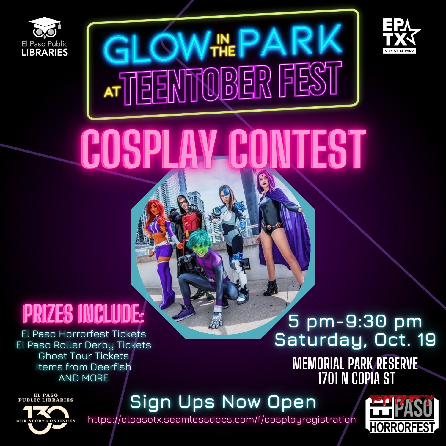 Glow in the Park at Teentober Fest Cosplay Contest - EPStuff