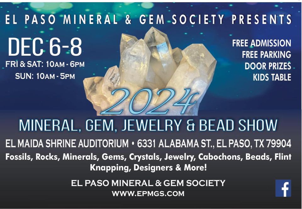 2024 Mineral, Gem, Jewelry & Bead Show in El Paso, TX - EPStuff