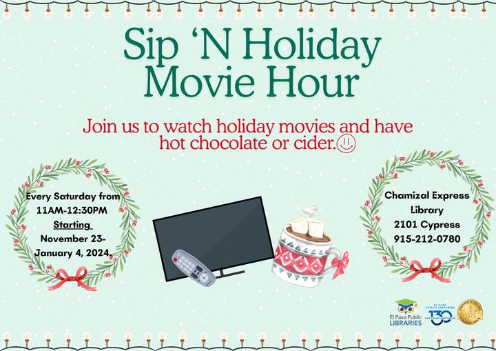 Sip 'N Holiday Movie Hour - EPStuff
