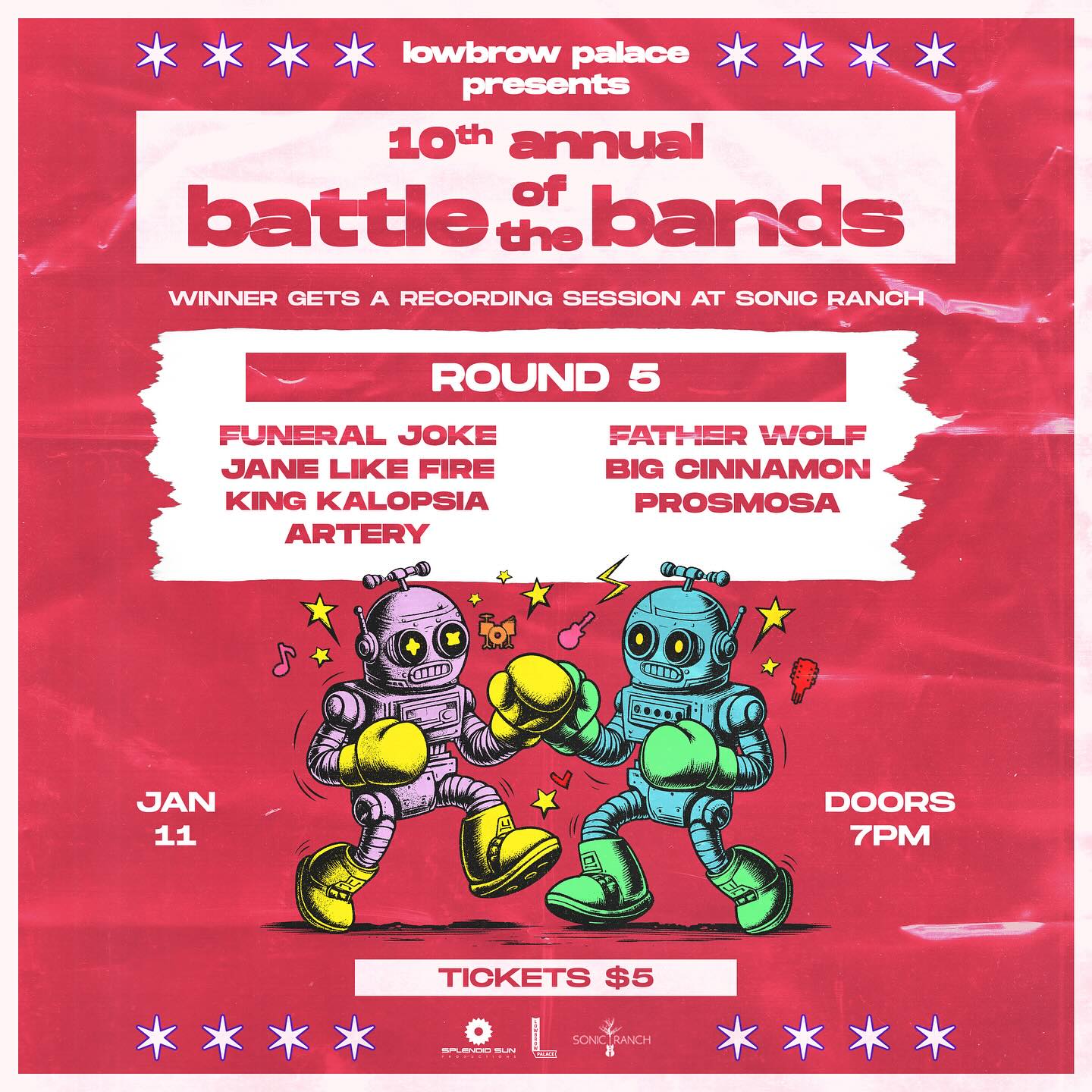 Battle of the Bands - Round 5 at Lowbrow Palace - EPStuff
