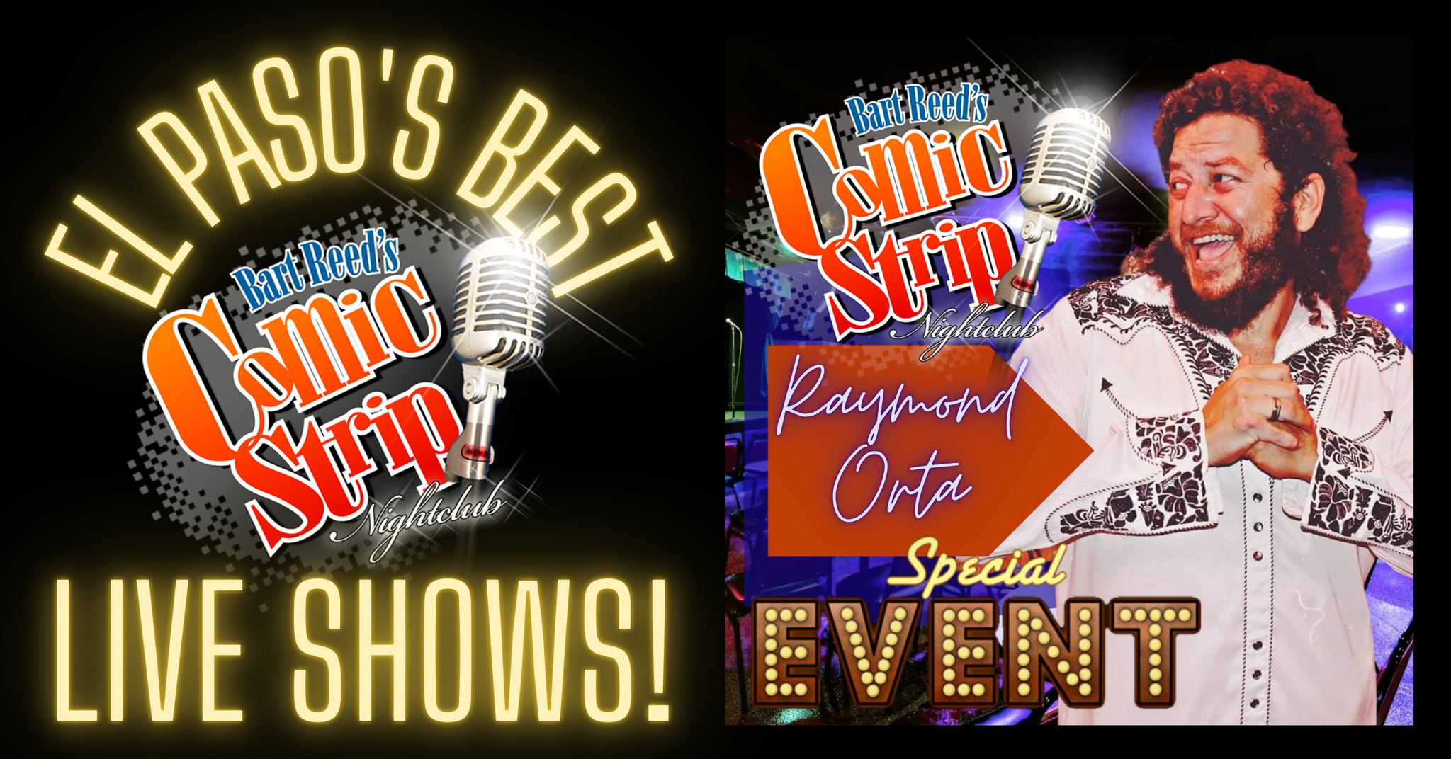 Raymond Orta at El Paso Comic Strip - EPStuff