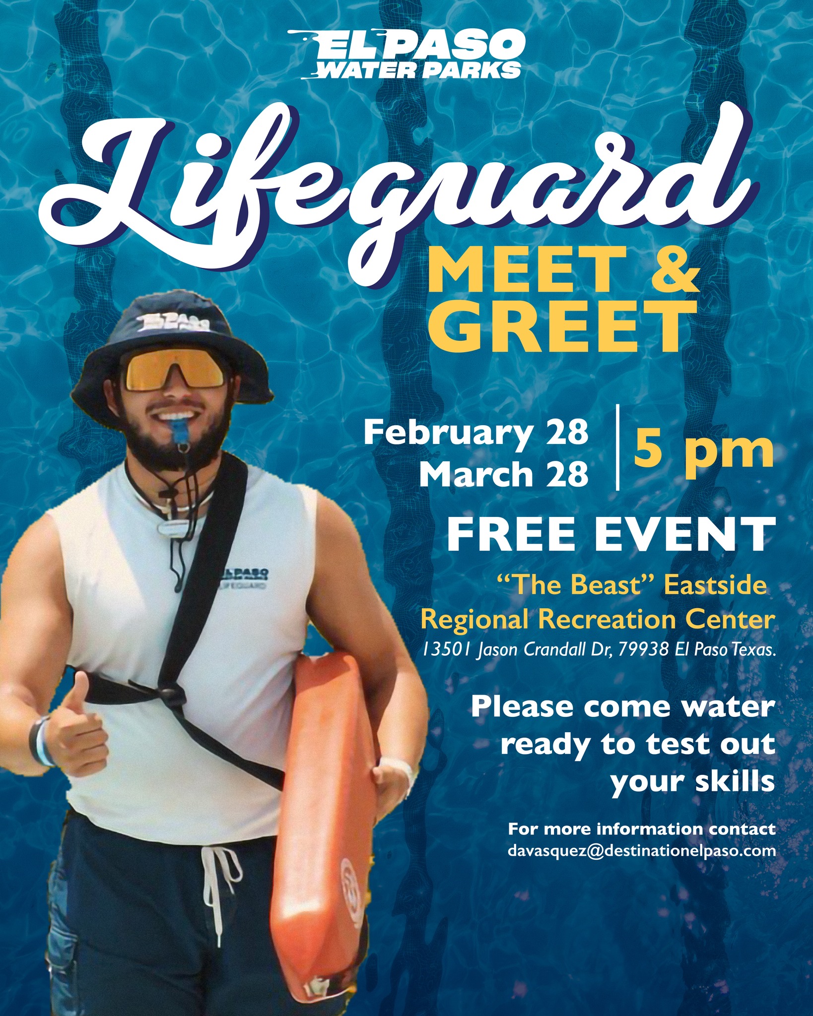 Lifeguard Meet & Greet at The Beast Urban Park - EPStuff