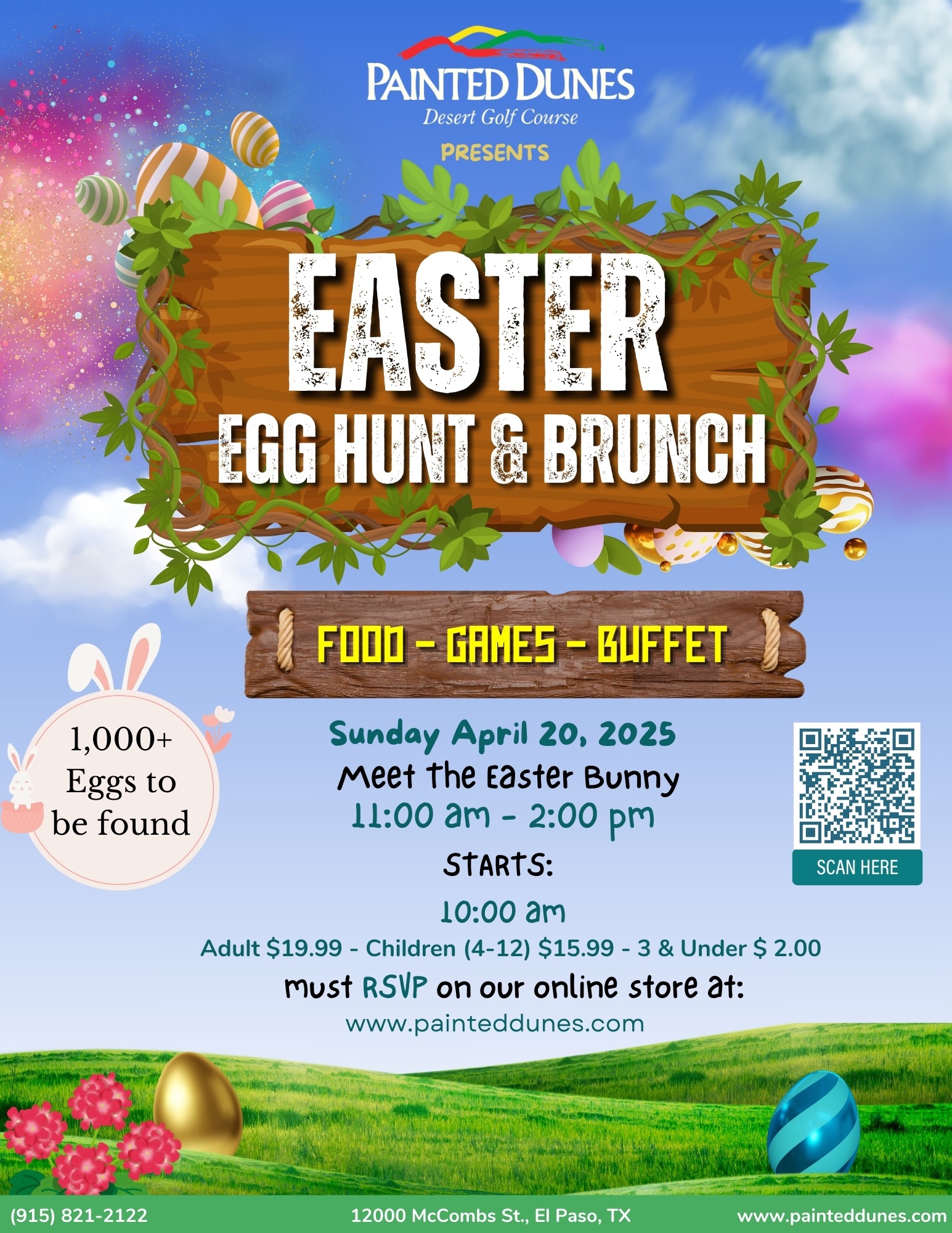 Painted Dunes Desert Golf Course: Easter Egg Hunt & Brunch - EPStuff