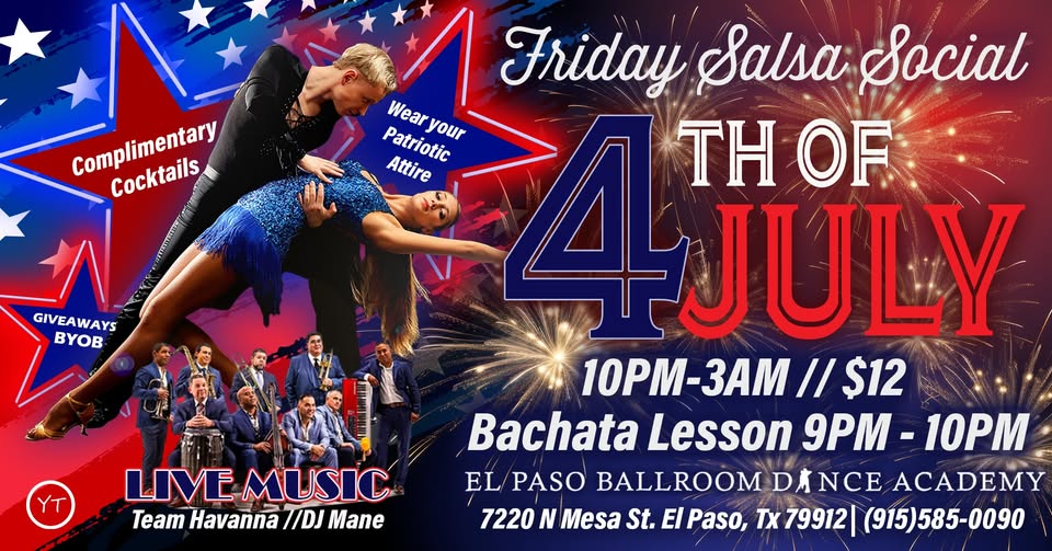 4th of July Friday Salsa Social - EPStuff