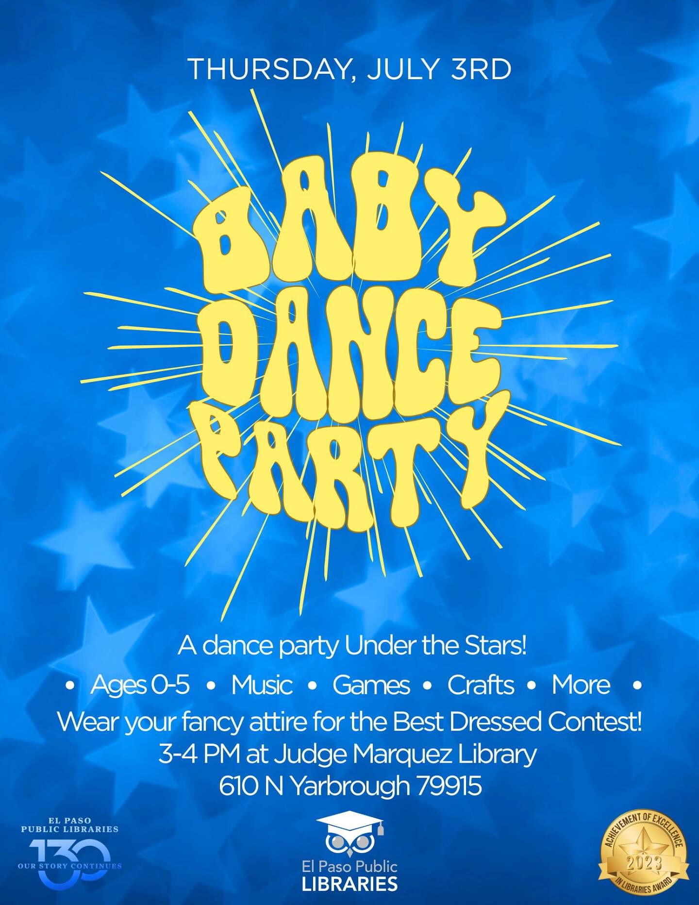 Baby Dance Party at Judge Marquez Library in El Paso, TX - EPStuff