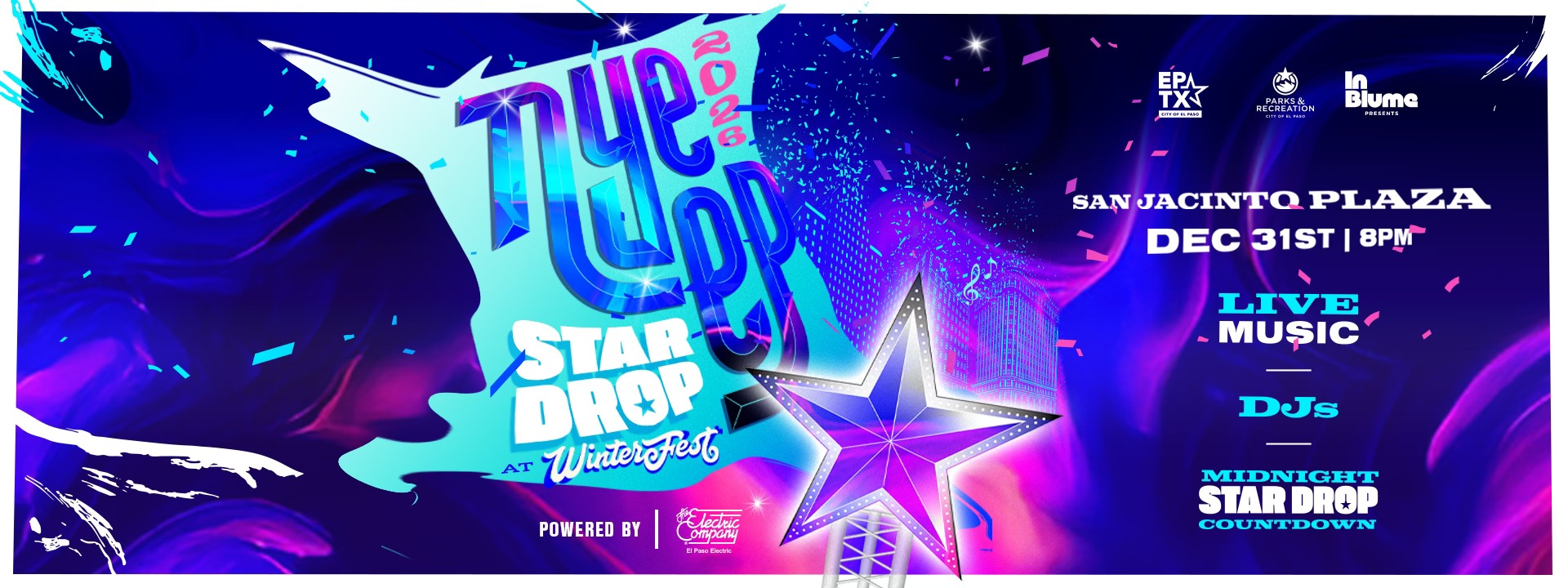 NYE EP Star Drop at WinterFest - EPStuff